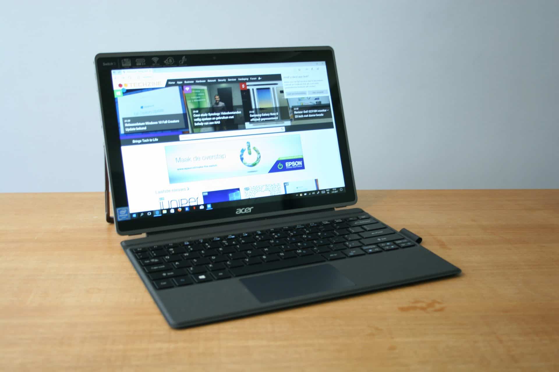 Review: Acer Switch 3 (SW312-31P) - Pagina 2 van 5 - Techzine.nl