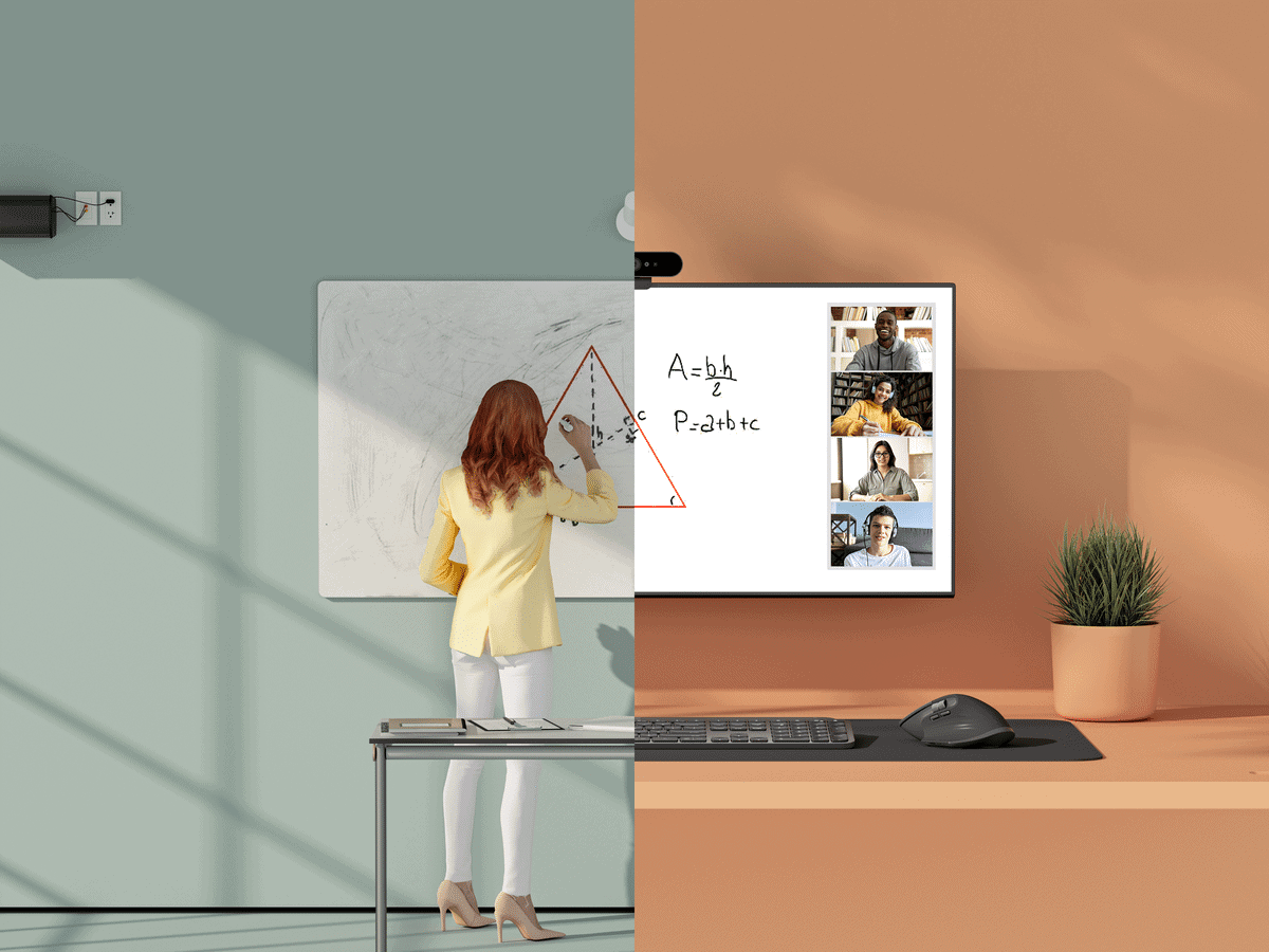 Logitech introduceert whiteboard camera Scribe - Techzine.nl