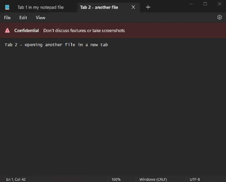 ‘Notepad in Windows 11 krijgt mogelijk tabs’ - Techzine.nl