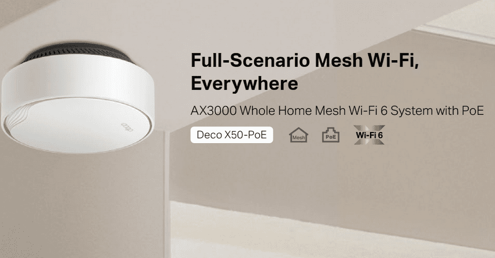 TP-Link komt met Deco X50-PoE Smart Mesh Wifi-router - Techzine.nl