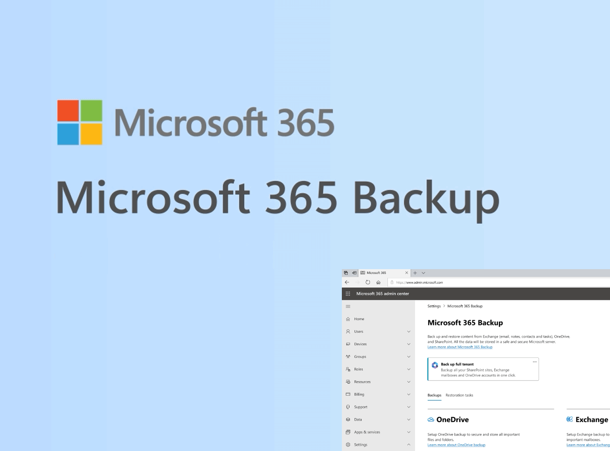 Zet Microsoft back-up-leveranciers buitenspel met Microsoft 365 Backup ... Zet Microsoft back-up-leveranciers buitenspel met Microsoft 365 Backup ...
