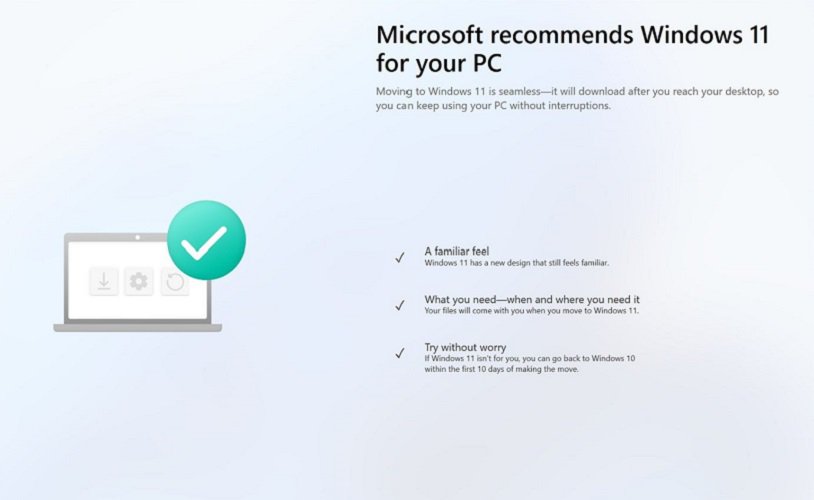 Microsoft pusht migratie naar Windows 11 met pop-up - Techzine.nl