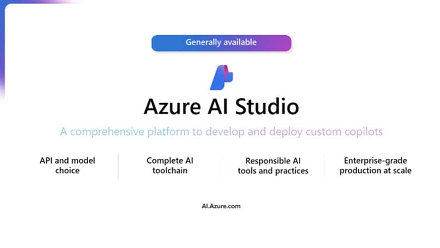 Azure AI Studio algemeen beschikbaar gemaakt met GPT-4o en Phi-3-vision - Techzine.nl