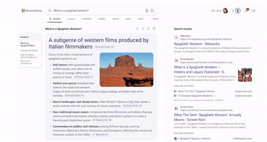 Bing Generative Search is Microsoft's variant van Google's AI ...