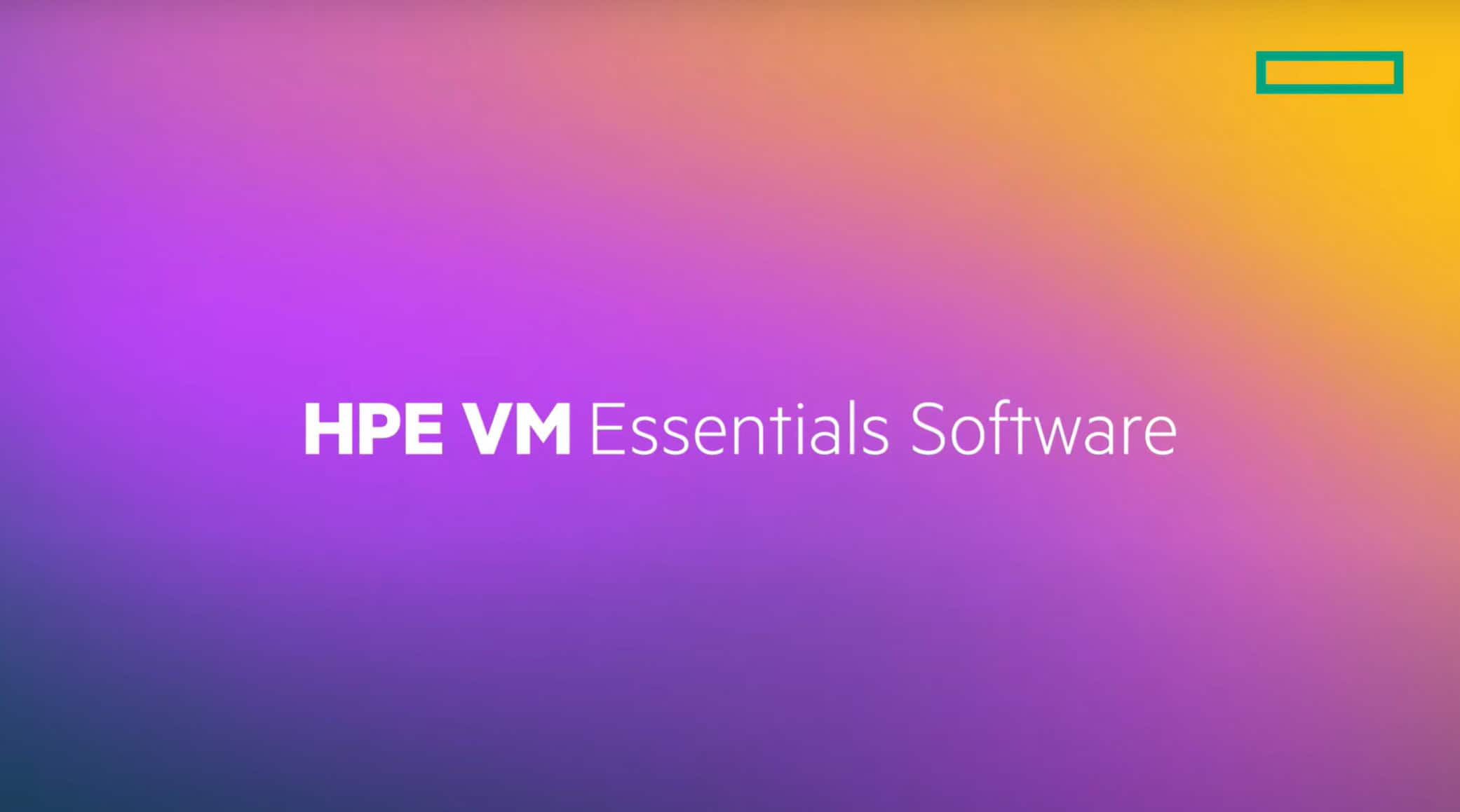 HPE VM Essentials Software is het eenvoudige alternatief voor VMware ...